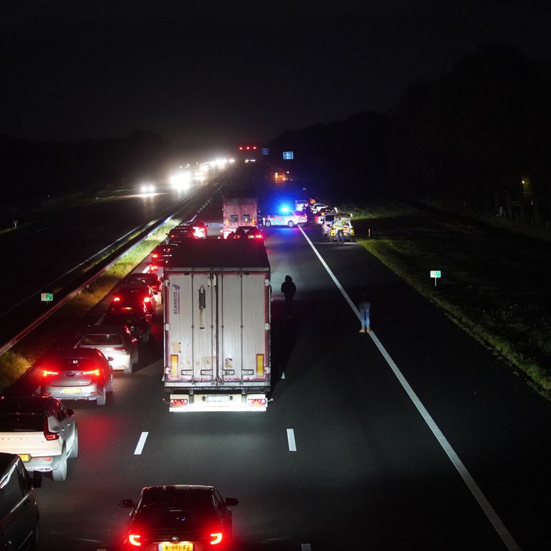 Dode bij aanrijding op A1 bij Bathmen - Oost