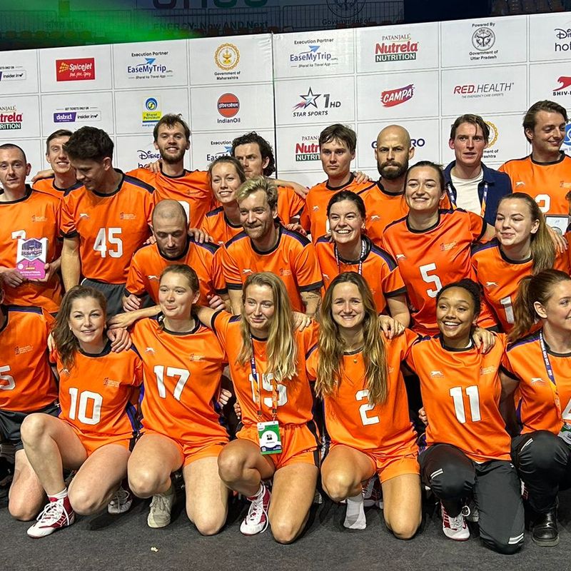 Deze merkwaardige sport heeft nauwelijks beoefenaars, toch doen 'we' mee op het WK in India ...