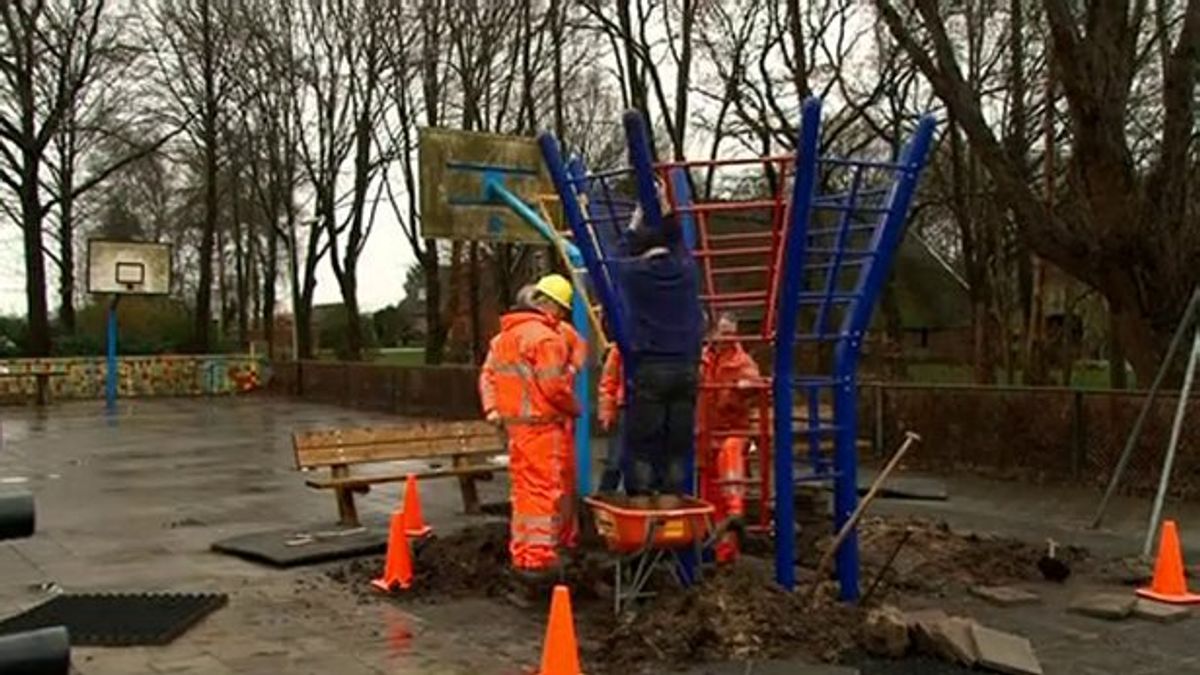 Gratis klimrek voor basisschool Het Mozaiek - RTV Drenthe