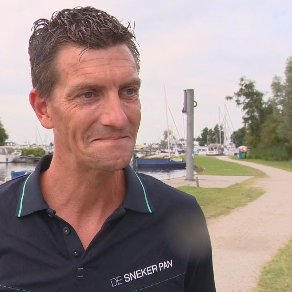 Jappie Visser stiet wer op it Starteilân, en dat hie hy net tocht ...