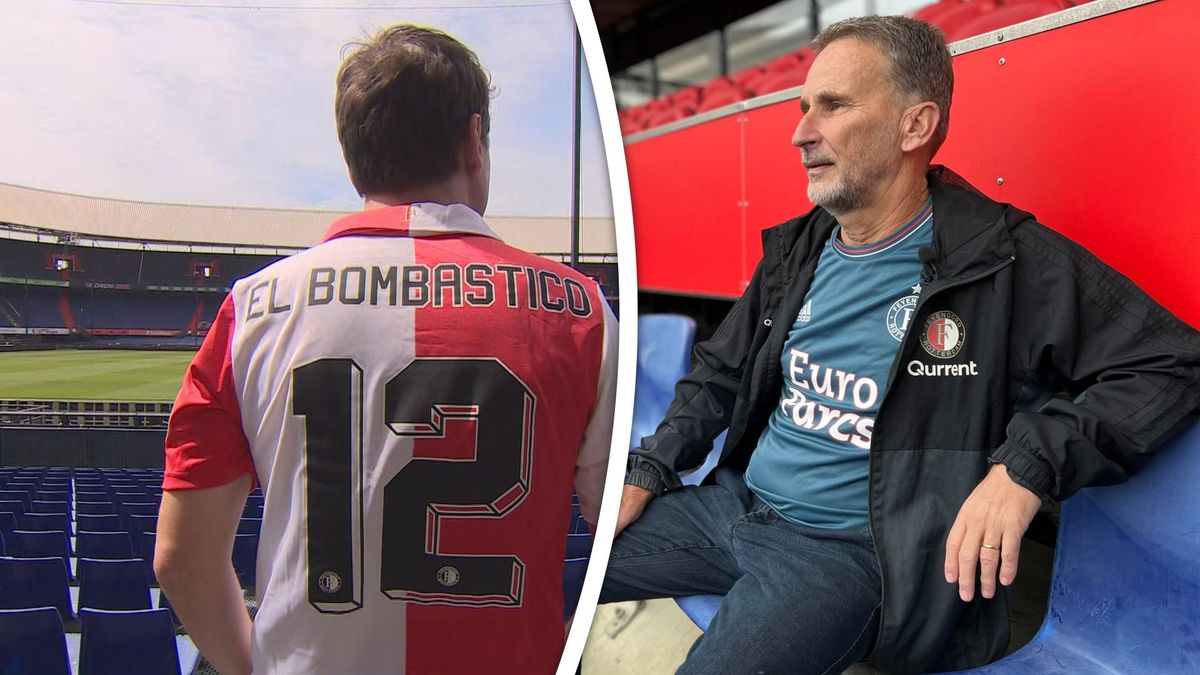 Argentijnse superfan El Bombástico met 'tranen van geluk' in De Kuip ...