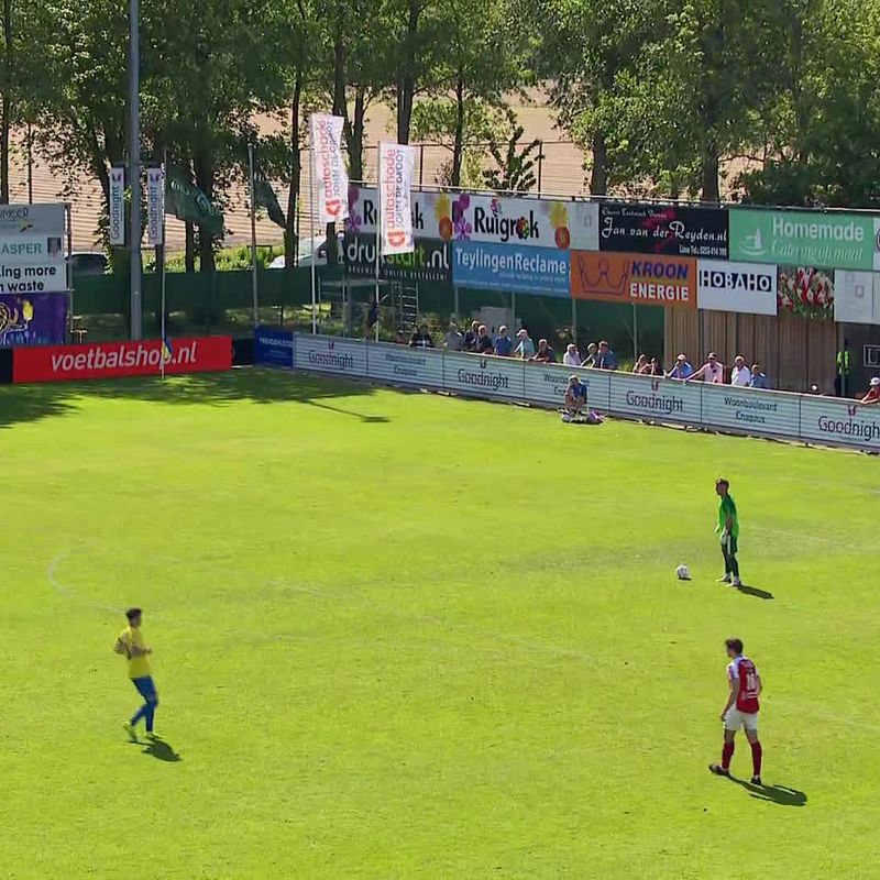 3-0 Chris Ligthart (FC Lisse - GOES) - Omroep Zeeland