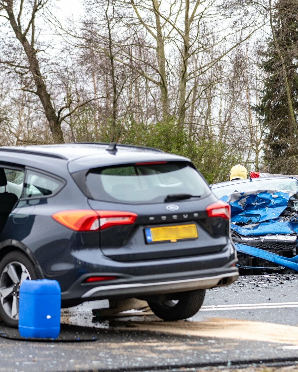 Vrouw (74) komt om het leven bij frontale botsing in Spanga - Omrop Fryslân