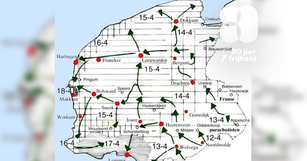 13 april 1945: De grote uittocht van de Duitsers - Omrop Fryslân