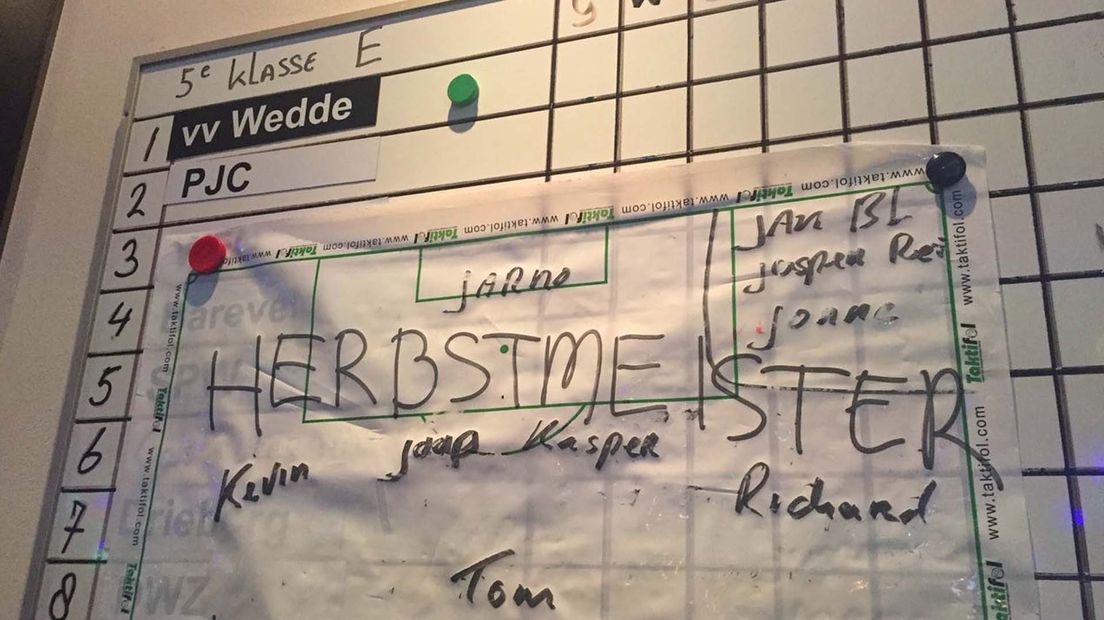 Het wel en wee van de vijfde klasse E: VV Wedde - RTV Noord