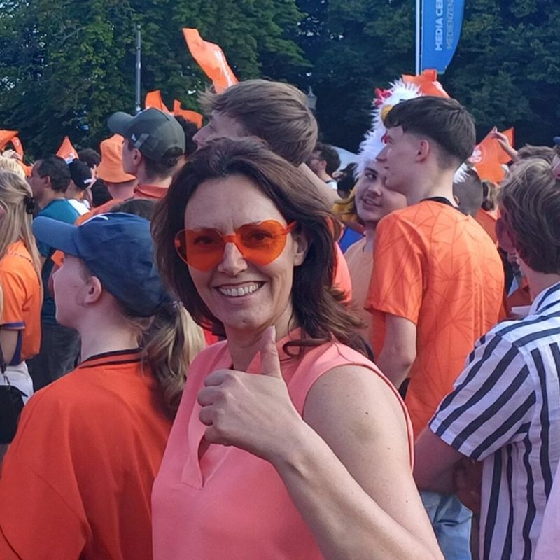 Miranda Meijerman in Berlijn genoot van de oranje EK-sfeer ...