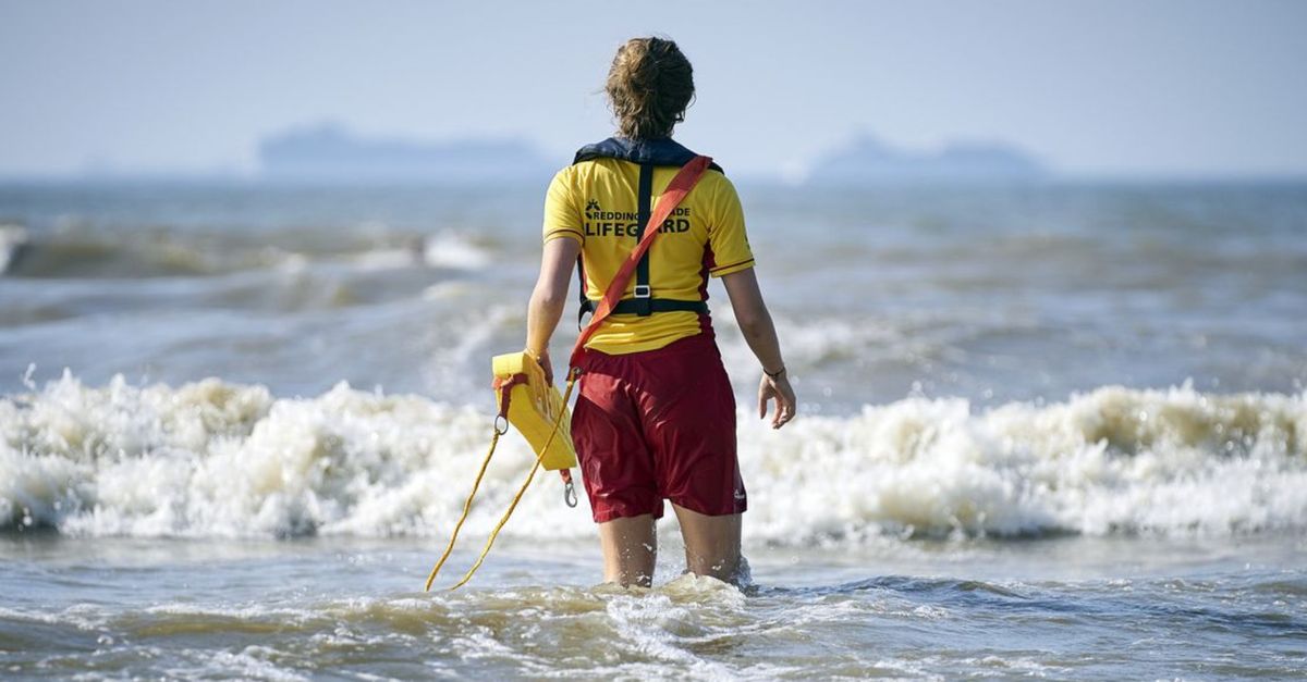 Gele vlag gehesen voor zwemmers en surfers vanwege gevaarlijke zee ...