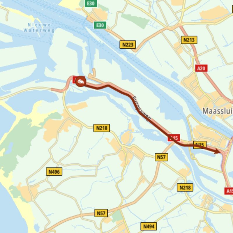Verdwenen spitsstrook zorgt ook in avondspits voor problemen - Rijnmond