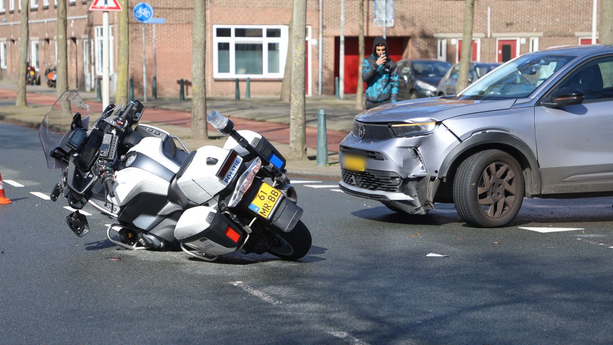 112-nieuws | Motoragent aangereden tijdens spoedrit - Omroep West