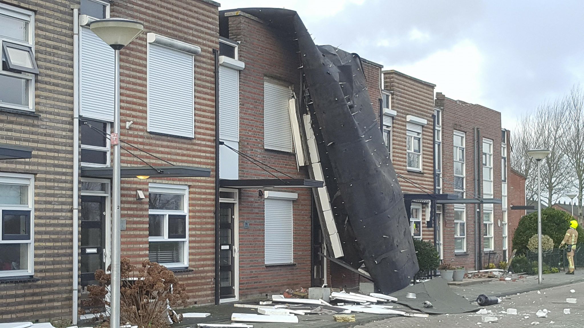 De zware storm in foto's - Rijnmond