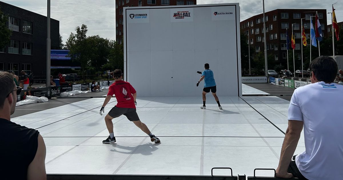 Eerste WK Wallball georganiseerd in Leeuwarden: "De Basken zijn onze ...