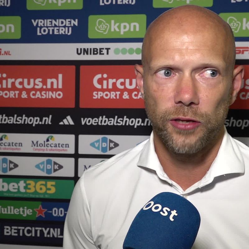 Dennis van der Ree: "Ik had voor René graag drie punten mee naar huis ...