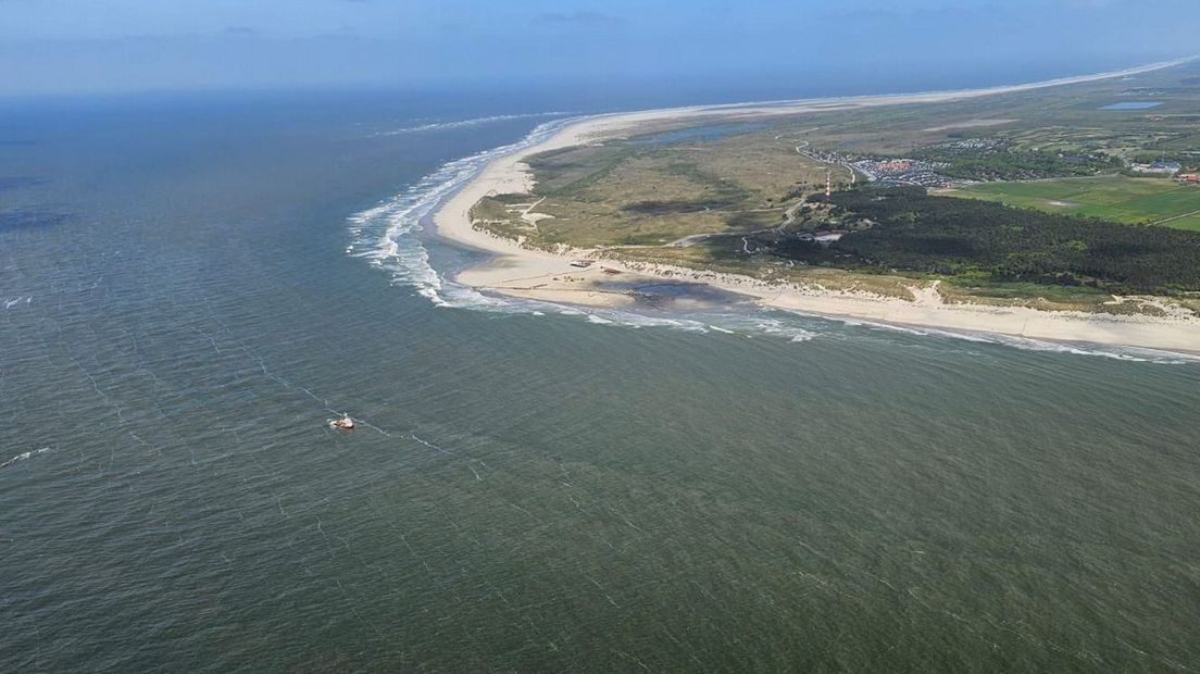 Zo ziet de grootste zandoperatie ooit eruit op Ameland - Omrop Fryslân