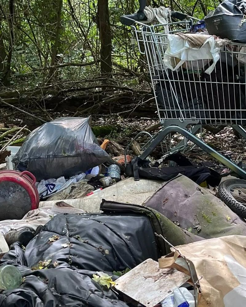 Venlo Schoon haalt 62 zakken op uit bossen waar arbeidsmigranten zaten ...