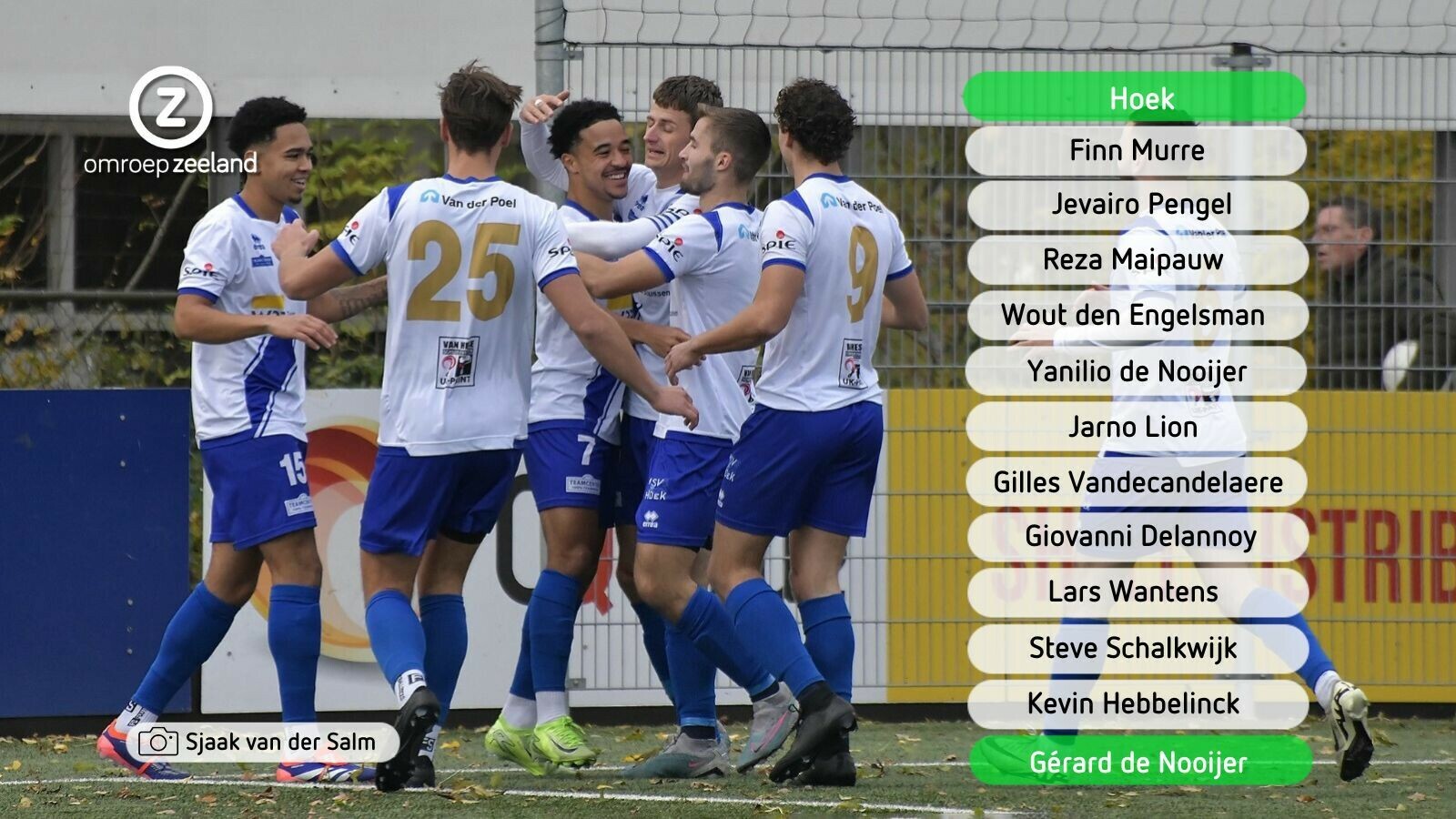 Lees terug: Hoek speelt gelijk in Meerssen - Omroep Zeeland