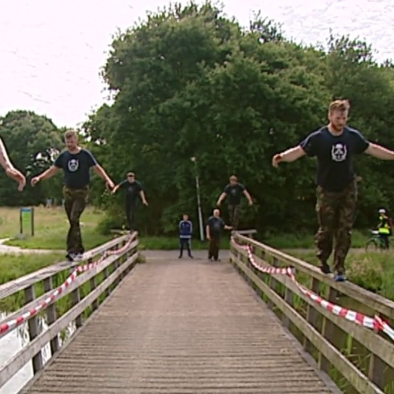 Militairen testen parcours Urban Run Assen - RTV Drenthe