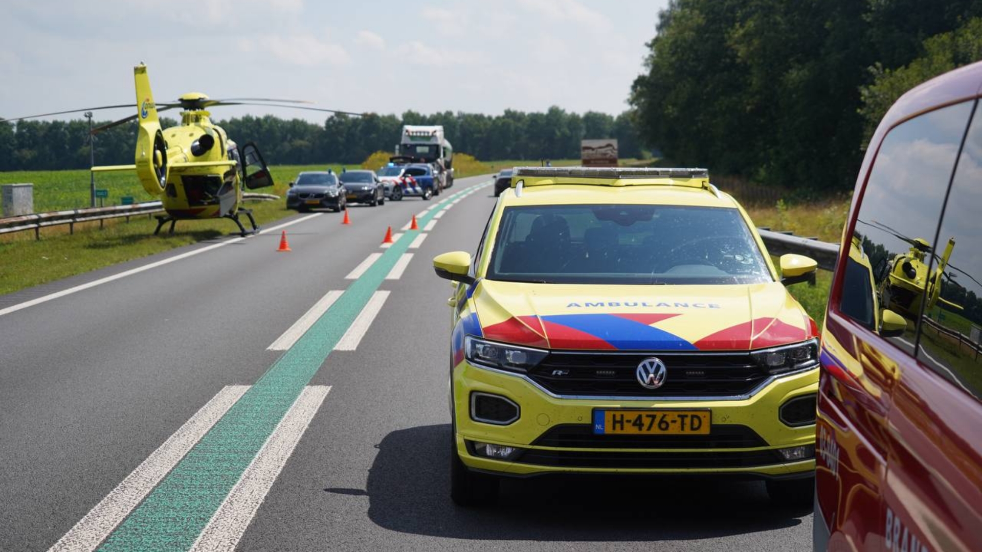 112-nieuws zondag 20 juli: Vier gewonden en dode hond bij ongeluk N34 ...