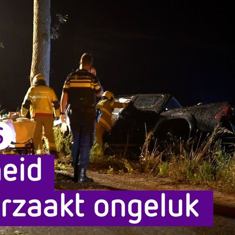 Gladheid veroorzaakt ongeluk - Omroep Gelderland