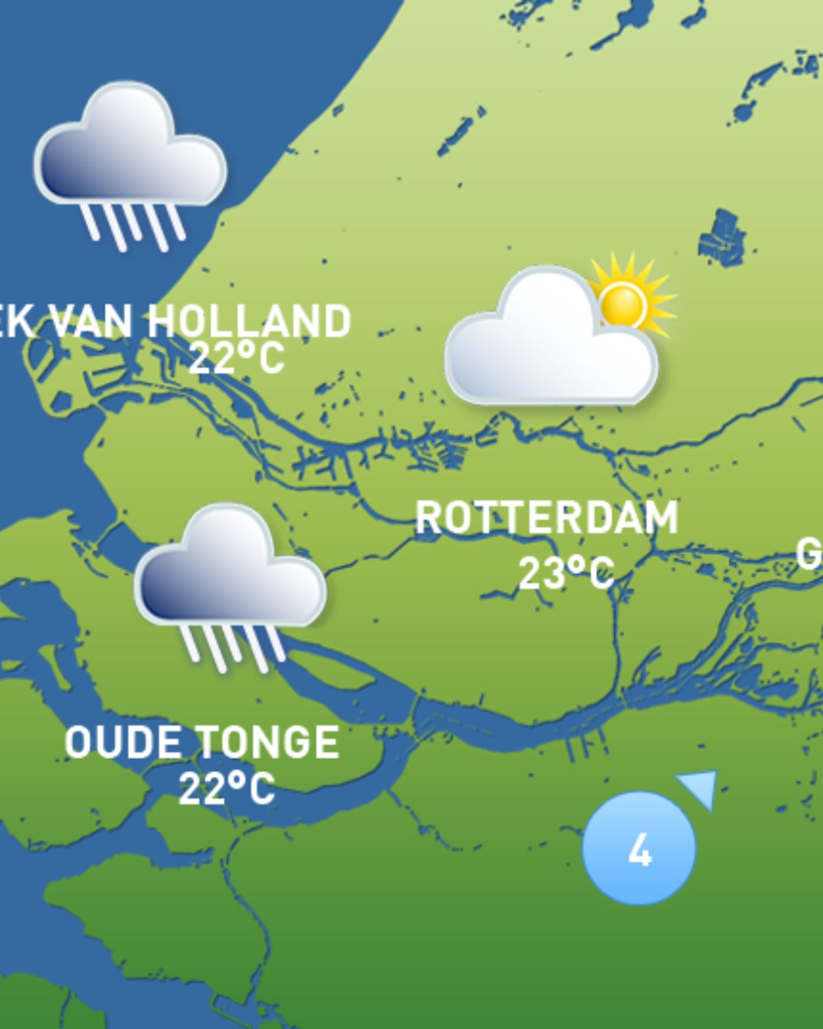 Het weer van vandaag: pas vanavond regen - Rijnmond