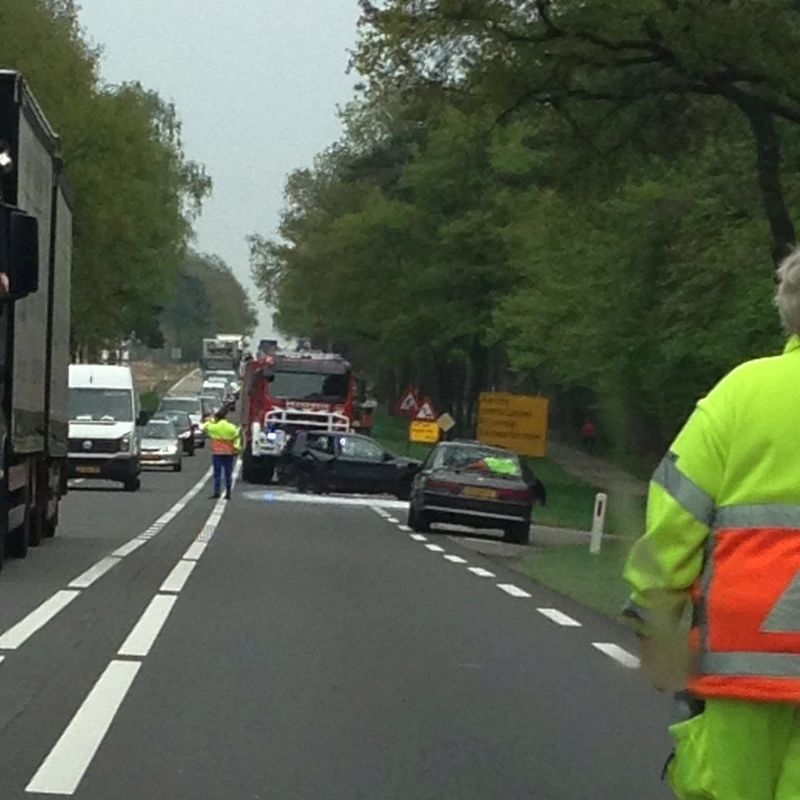 Ongeluk op N35 bij Nijverdal - Oost
