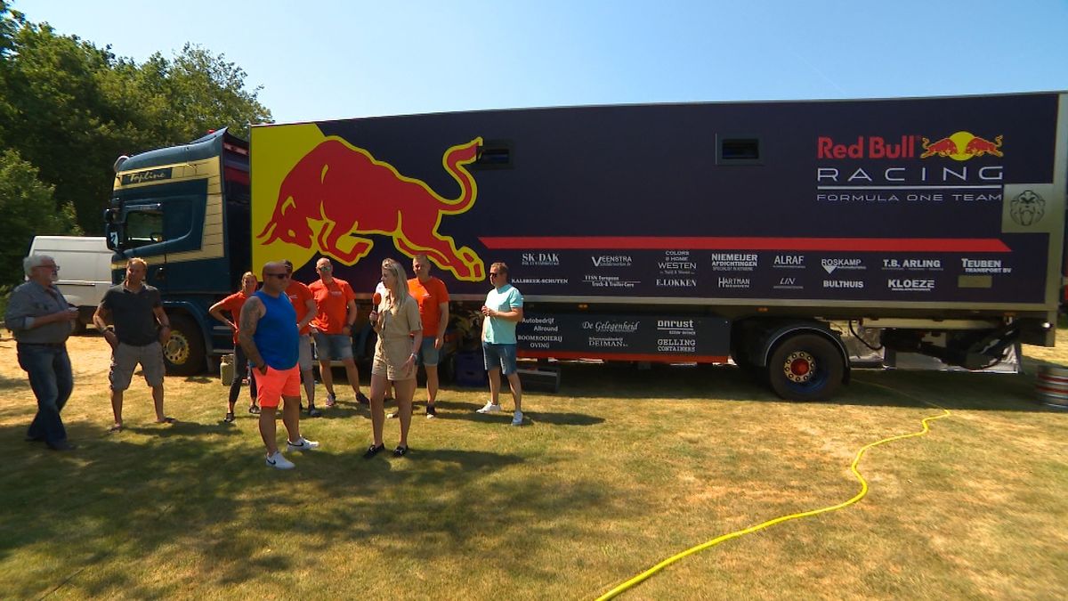 Max-fans uit Musselkanaal bouwen truck om tot Red Bull-hotel op wielen ...