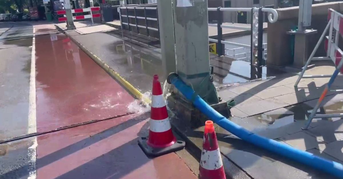 Water houdt Geestbrug koel - Omroep West