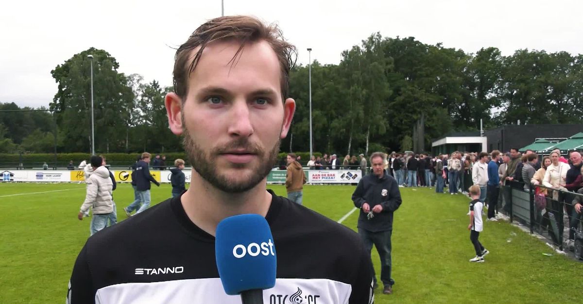 Bas Geessink na de nederlaag van ATC'65 tegen SV Losser - Oost