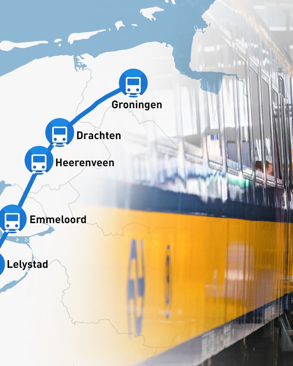 Noord-Nederland niet blij: geld voor Lelylijn gaat naar aanpak ...