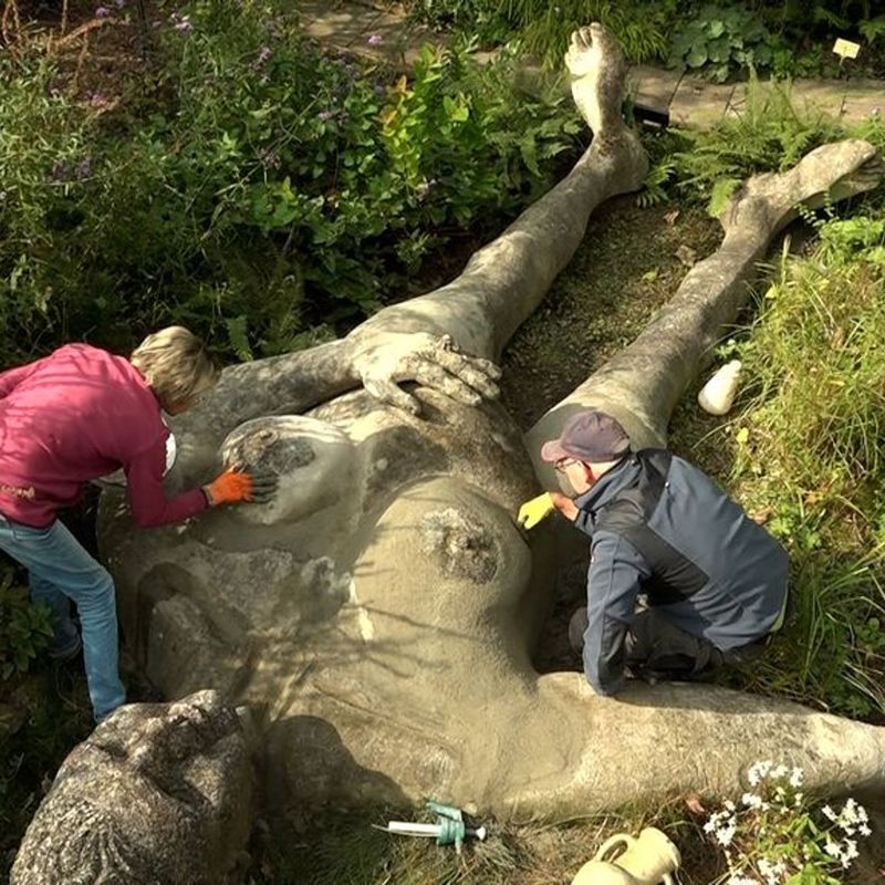 Naakte reuzin van Jaap Douma wordt in ere hersteld - Omroep Gelderland
