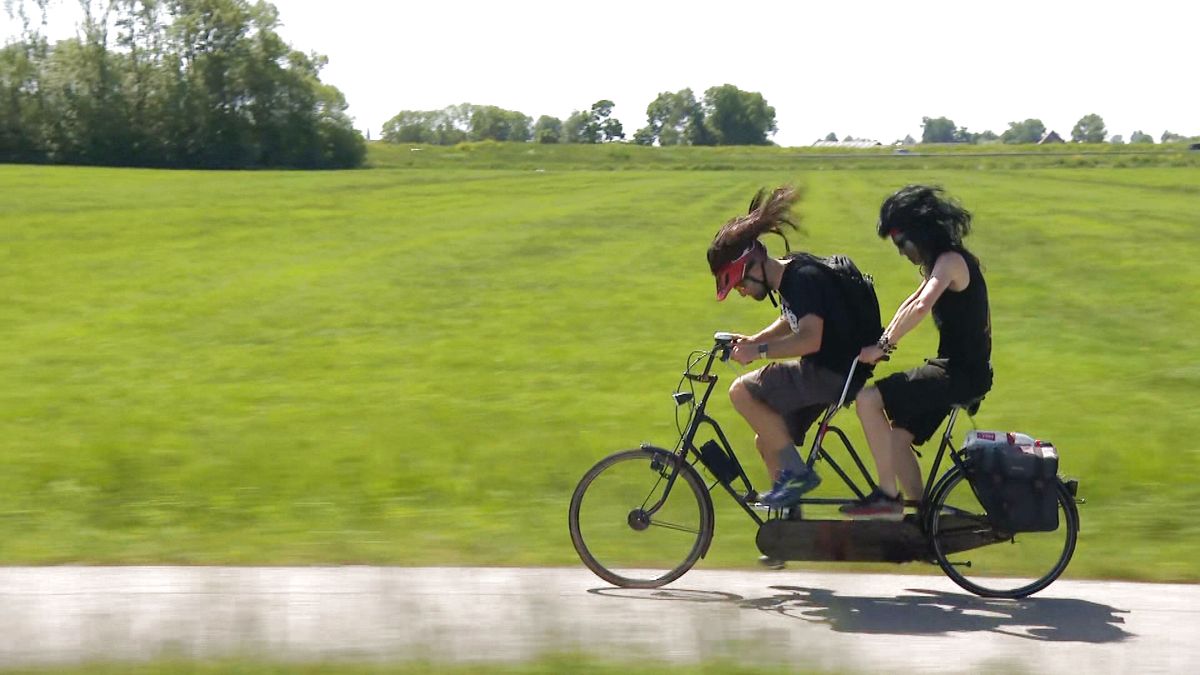 Een grote domper voor de 'metal tandem' van de Fietselfstedentocht ...
