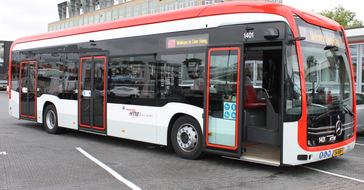Zo zien de nieuwe elektrische bussen van HTM eruit - Omroep West