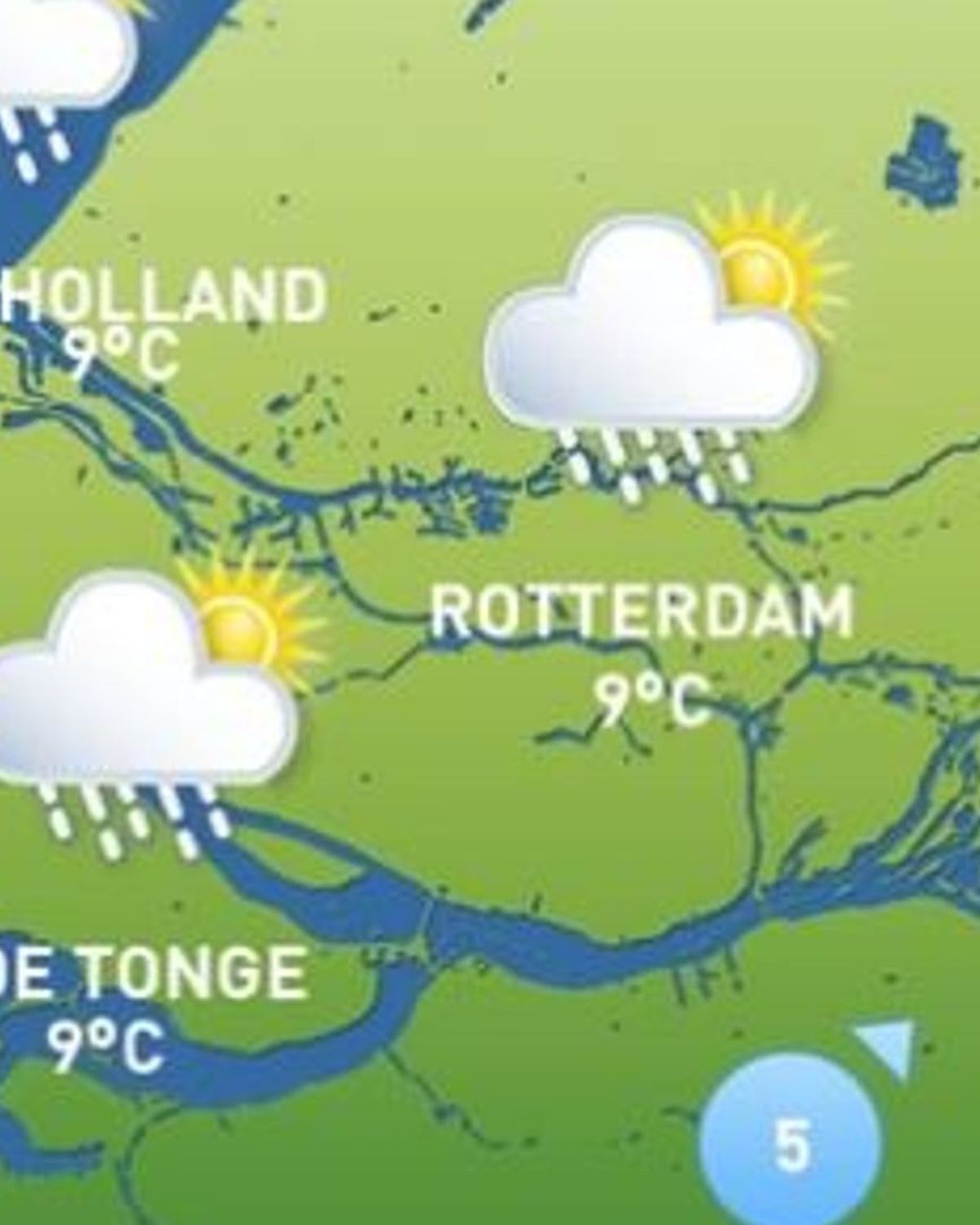 Het weer van vandaag: Kans op zon en overtrekkende regenbuien - Rijnmond