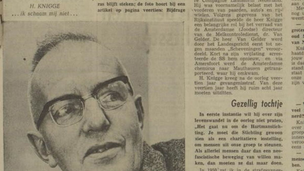 Een doorgewinterde nazi als veearts in Annen: Hendrikus Knigge - RTV ...