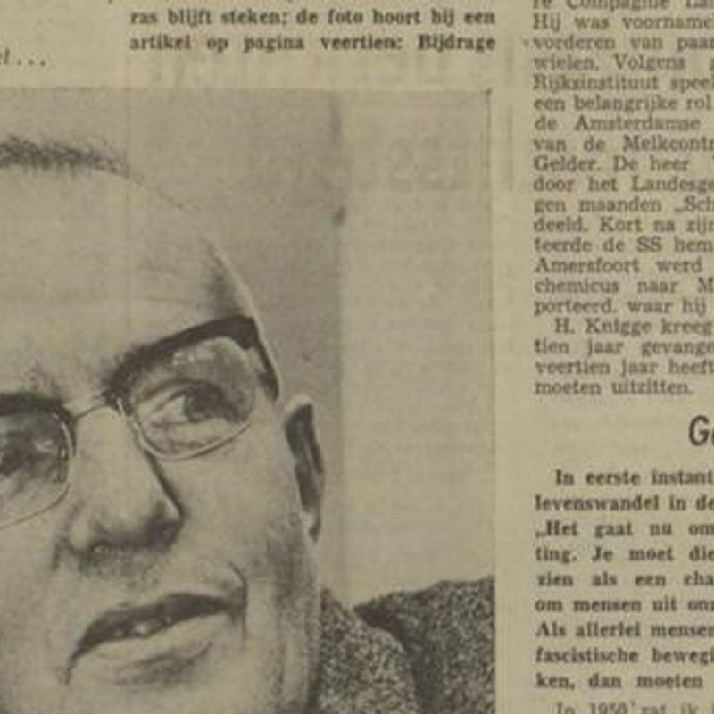 Een doorgewinterde nazi als veearts in Annen: Hendrikus Knigge - RTV ...