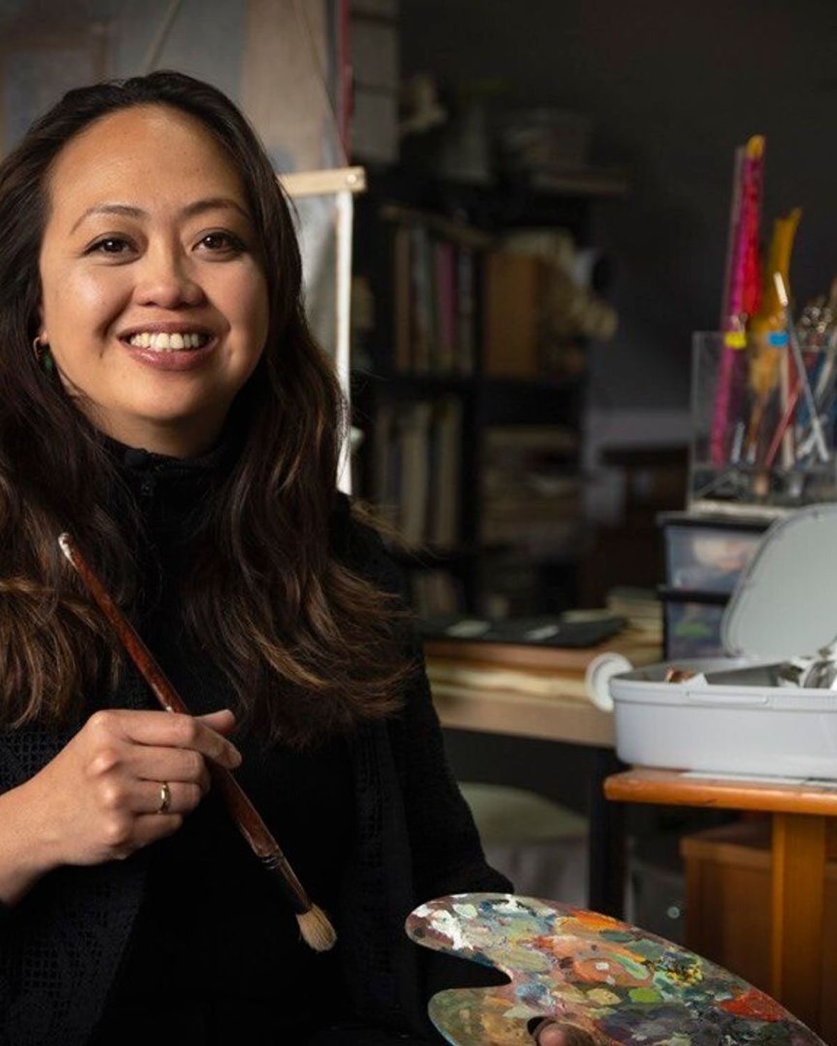 Jesamine is misschien wel beste amateurschilder van Nederland: 'Vroeger ...