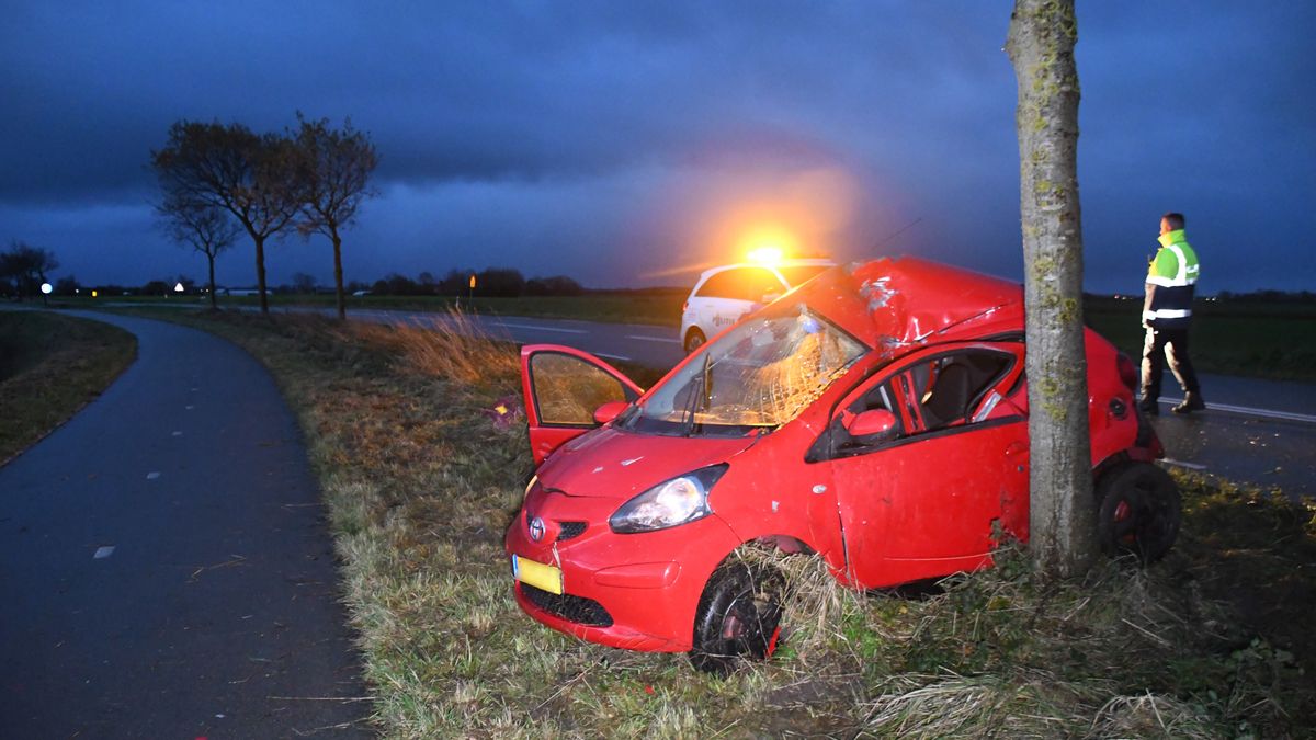 Bestuurder zwaargewond na botsing tegen boom in Nieuwerkerk - Omroep Zeeland