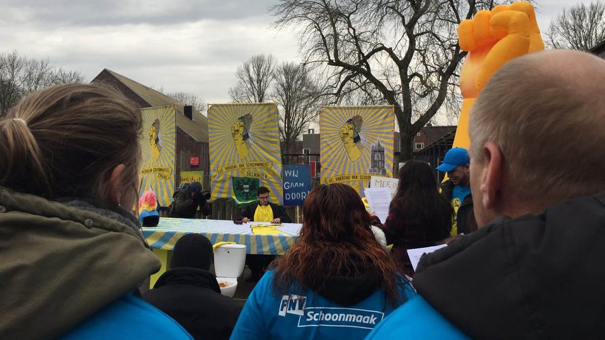 'O2G2 wil wel nadenken over werkdruk schoonmakers' - RTV Noord