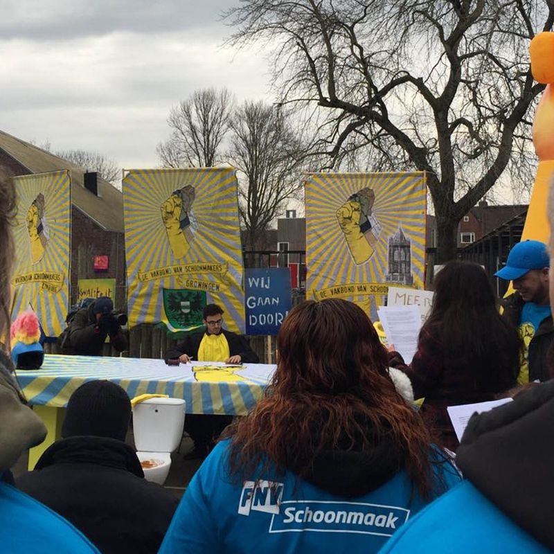 'O2G2 wil wel nadenken over werkdruk schoonmakers' - RTV Noord