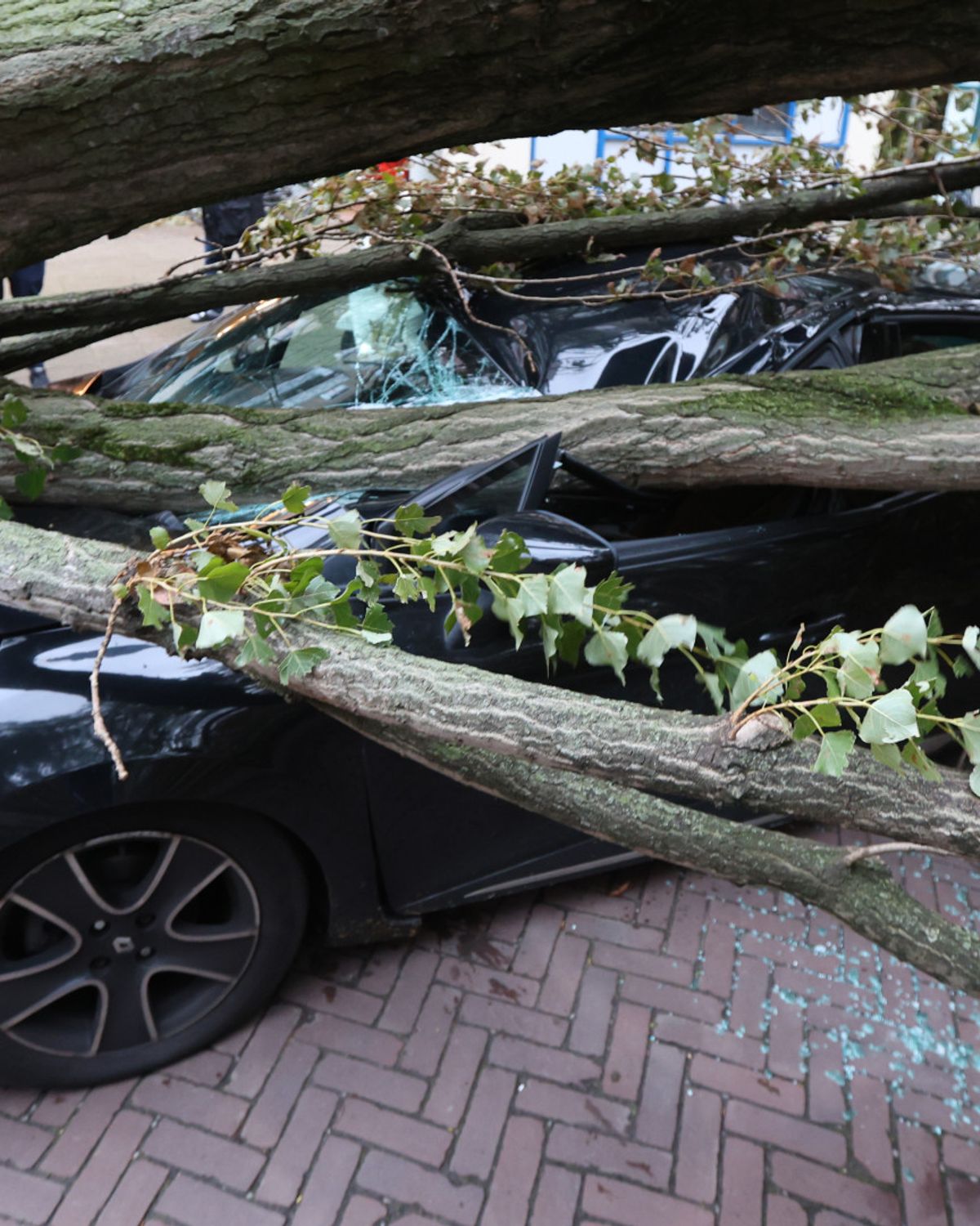Storm Benjamin komt eerder, 50 meter hoog reuzenrad afgebouwd: 'Let op ...