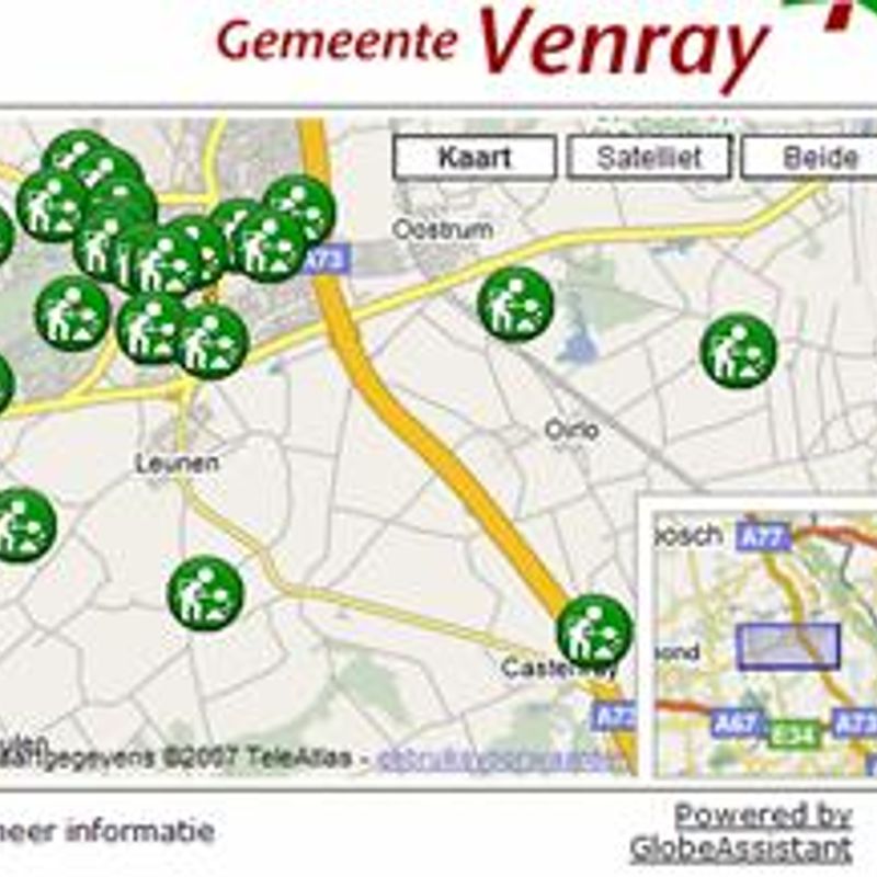 Venray publiceert op Google Maps en Earth - L1