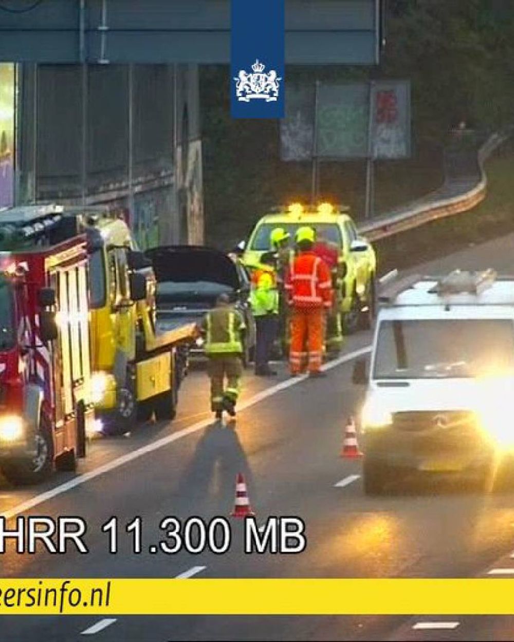 Klein ongeluk met grote gevolgen: bijna een uur vertraging op A29 - Rijnmond