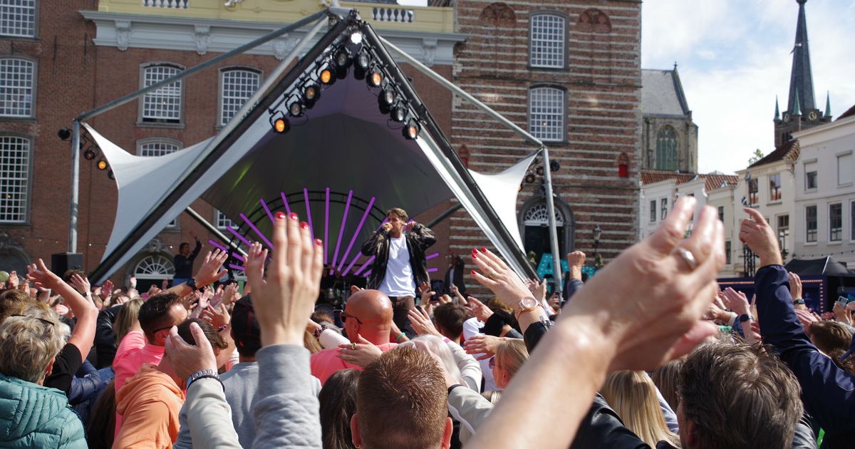 Jong en oud gaat los tijdens het Muziekfeest in Goes - Omroep Zeeland