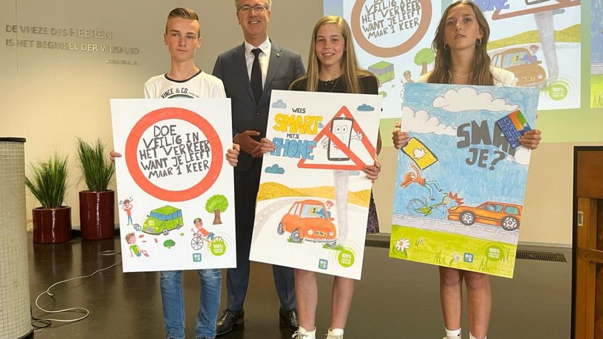 Hannah, Harm en Jette winnen prijs voor beste poster over ...