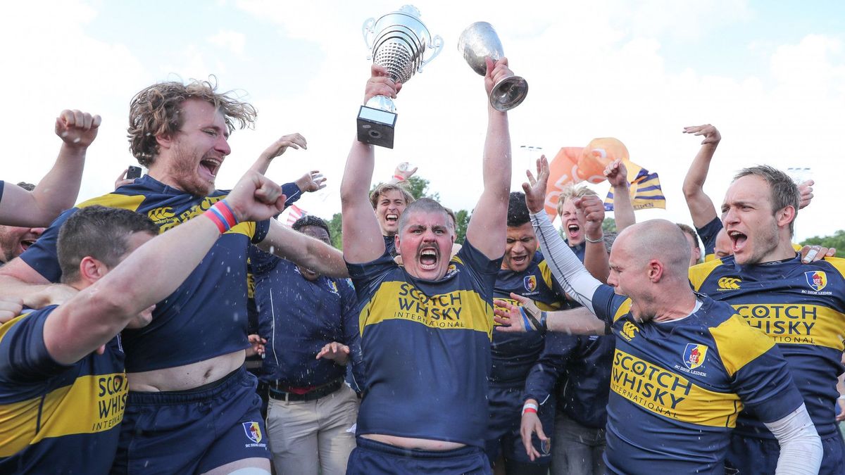 Leidse rugby'ers DIOK pakken landskampioenschap tegen Haarlem - Omroep West
