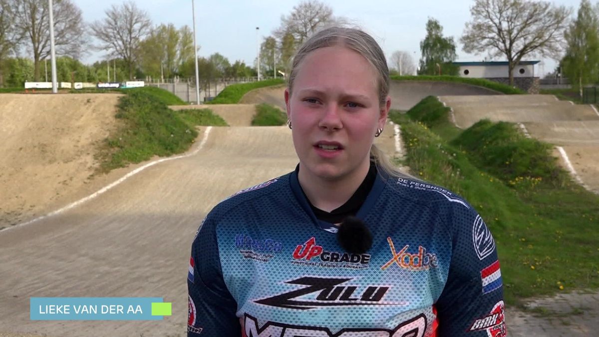 Lieke van der Aa (13) is 'uniek in de wereld' op haar BMX-fiets - RTV ...