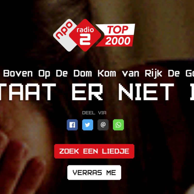 Jim kan het niet geloven, maar Utrechts lijflied staat niet in de Top ...