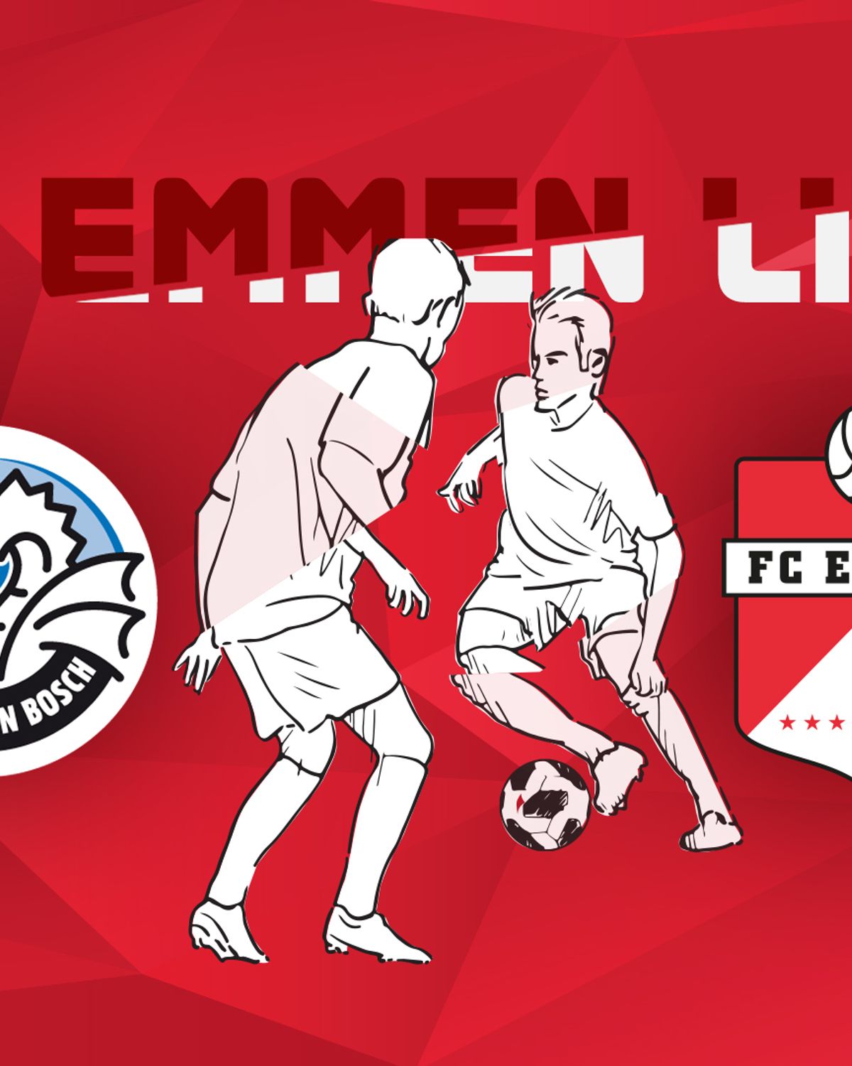 Lees terug: Tandeloos FC Emmen verliest in Den Bosch derde wedstrijd ...