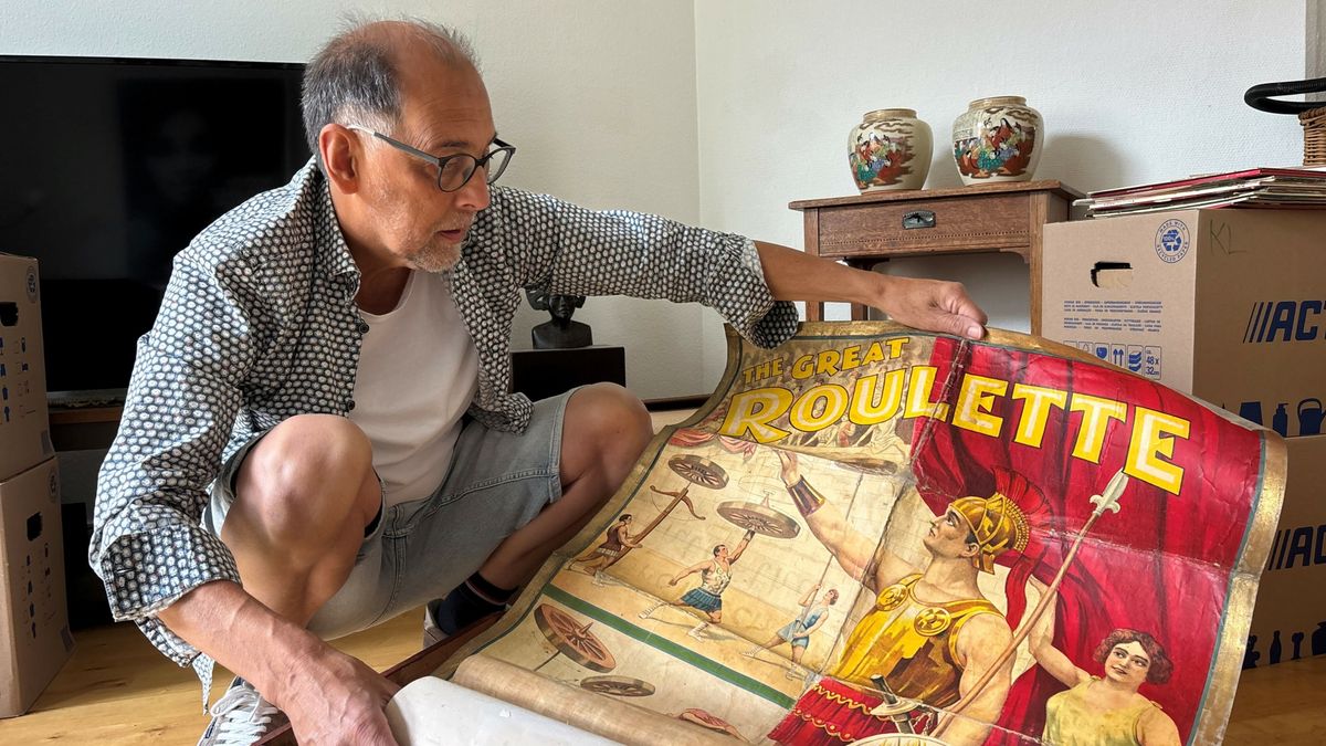 Ritsko van Vliet vindt goochelkist van zijn beroemde vader bij ...