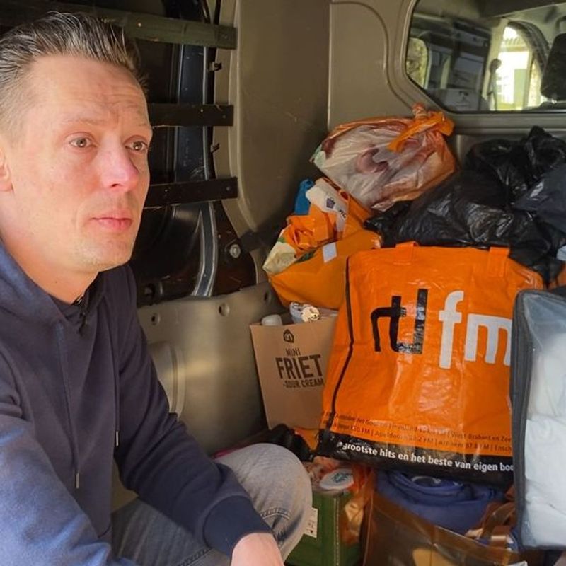 Maurits zet zich al een jaar in voor Oekraïners: 'Zolang er oorlog is ...