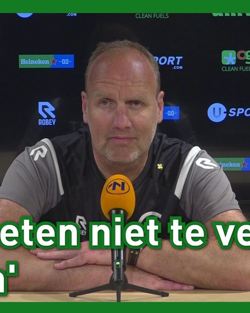 'We moeten niet te veel dromen, maar er volledig voor gaan.' - RTV Noord